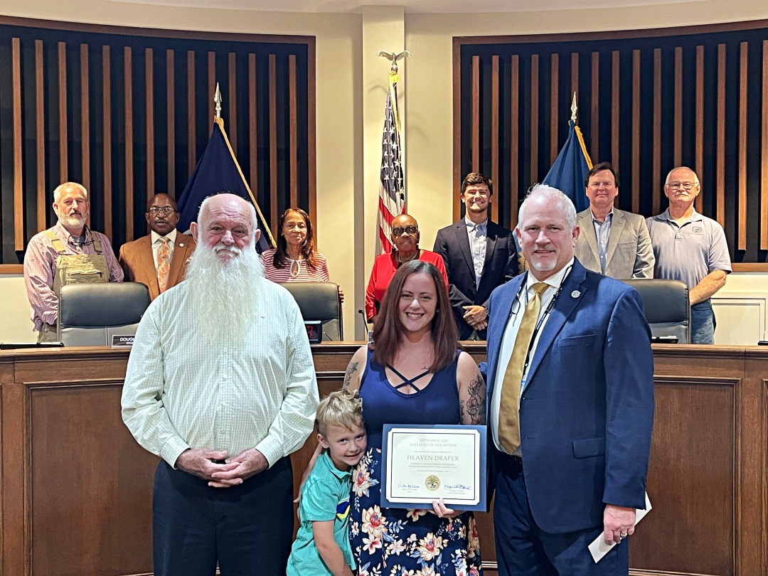 Draper Recognized as September Employee of the Month Prince Edward County